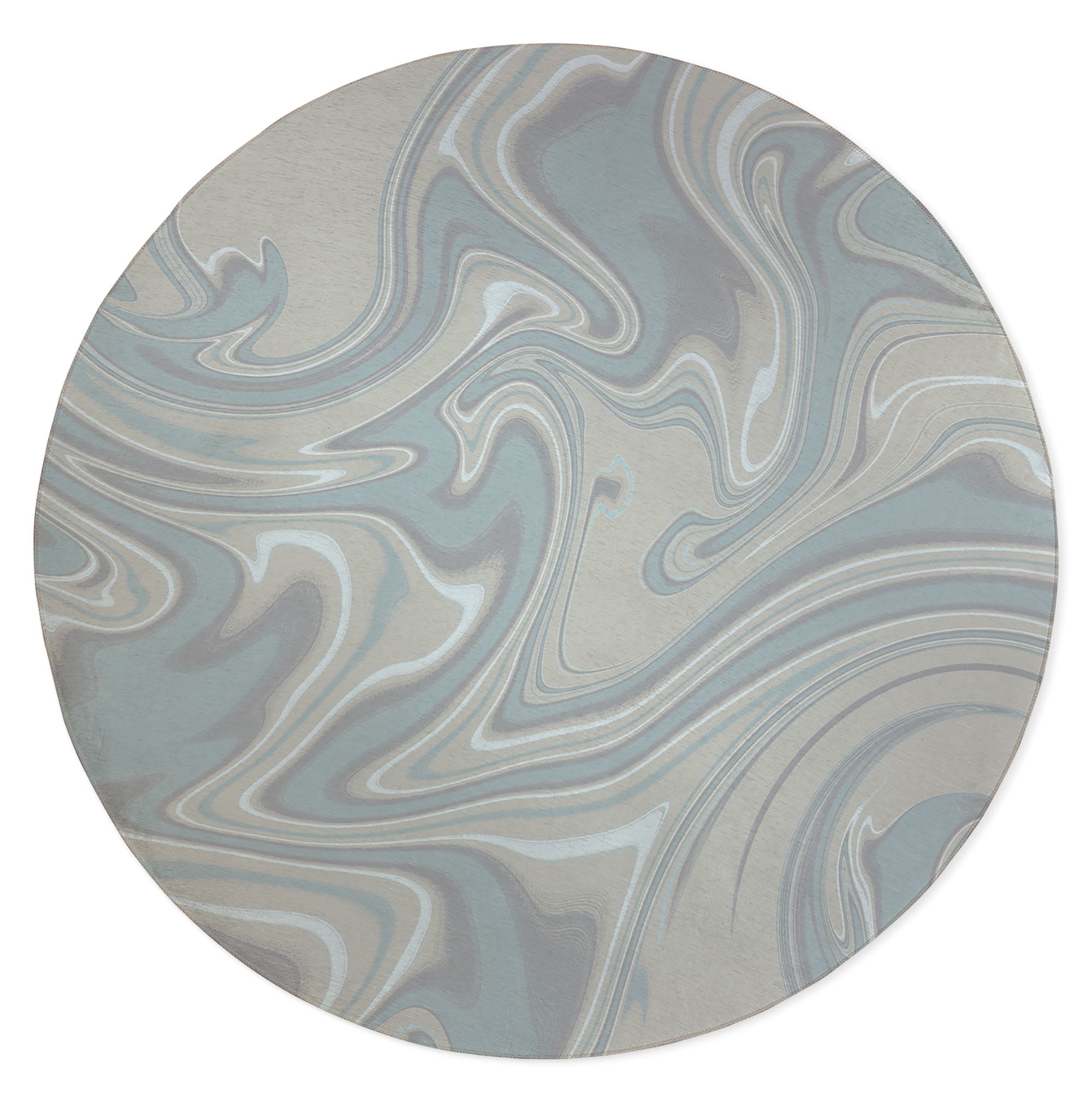 HERMOSA SWIRL TEAL Outdoor Rug By Kavka Designs - Walmart.com