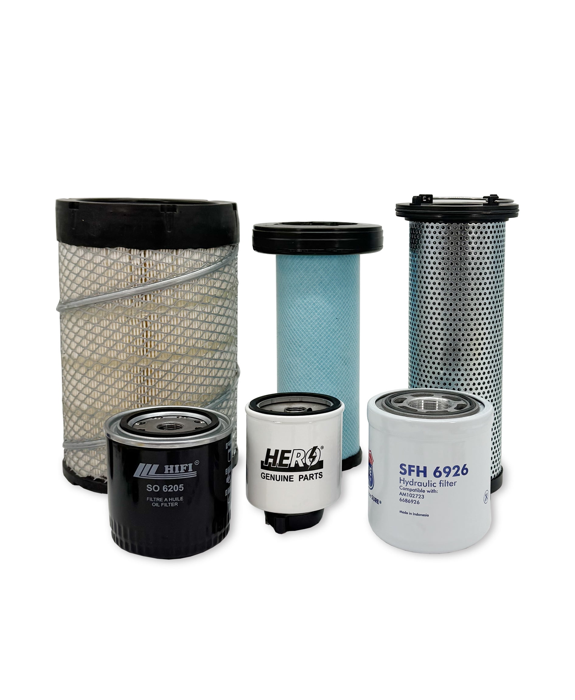 HERO® Maintenance Filter Kit For Bobcat S630 Skid Steer Loader ...