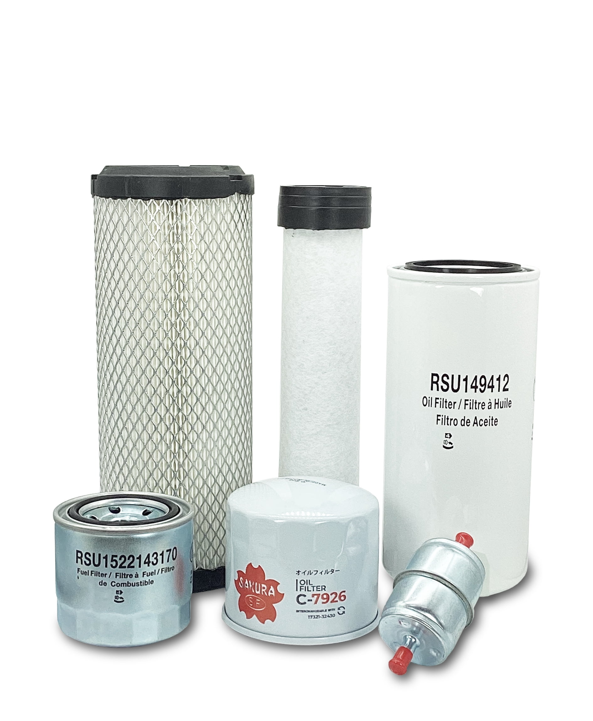 HERO® Maintenance Filter Kit For Ditch Witch SK750 Stand-On Skid Steer ...