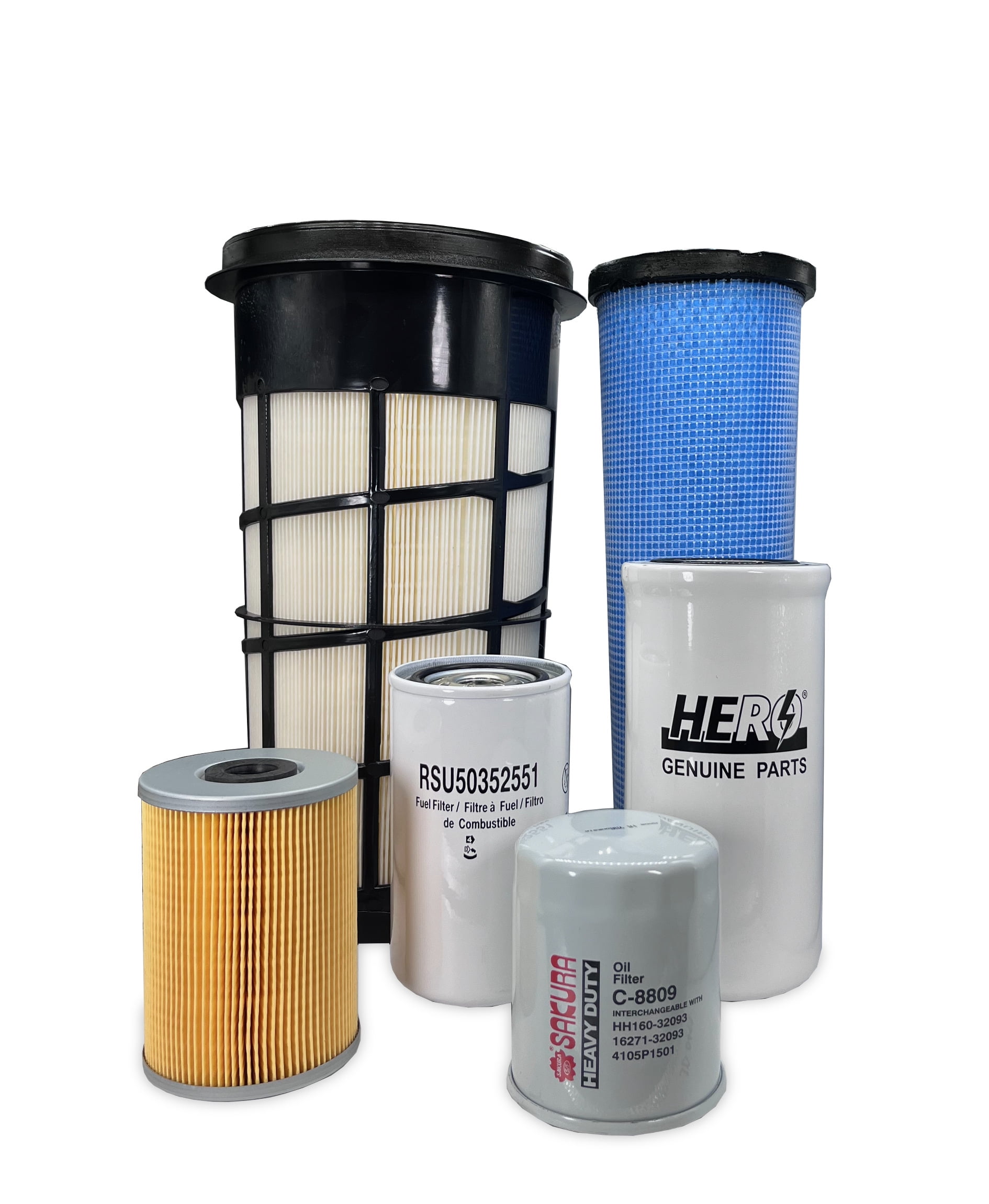 HERO® Maintenance Filter Kit For John Deere 332E Track Loader - Walmart.com
