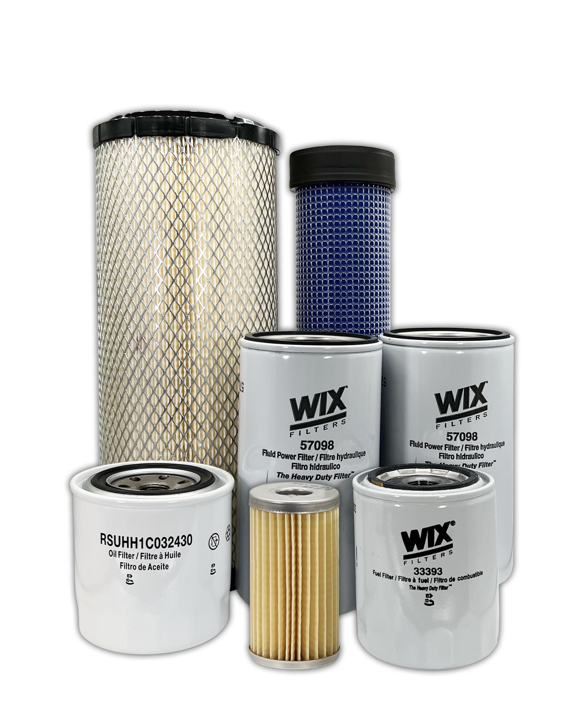 HERO® Maintenance Filter Kit For Kubota M6800 Tractor - Walmart.com