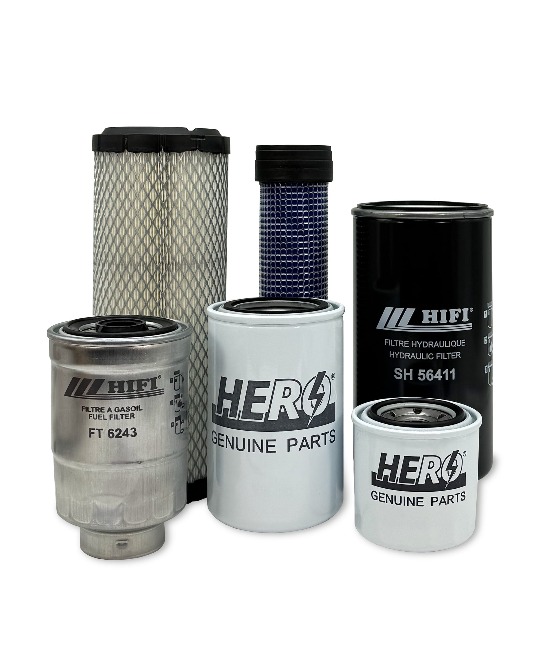 HERO® Maintenance Filter Kit For New Holland Boomer 50 Compact Tractor ...