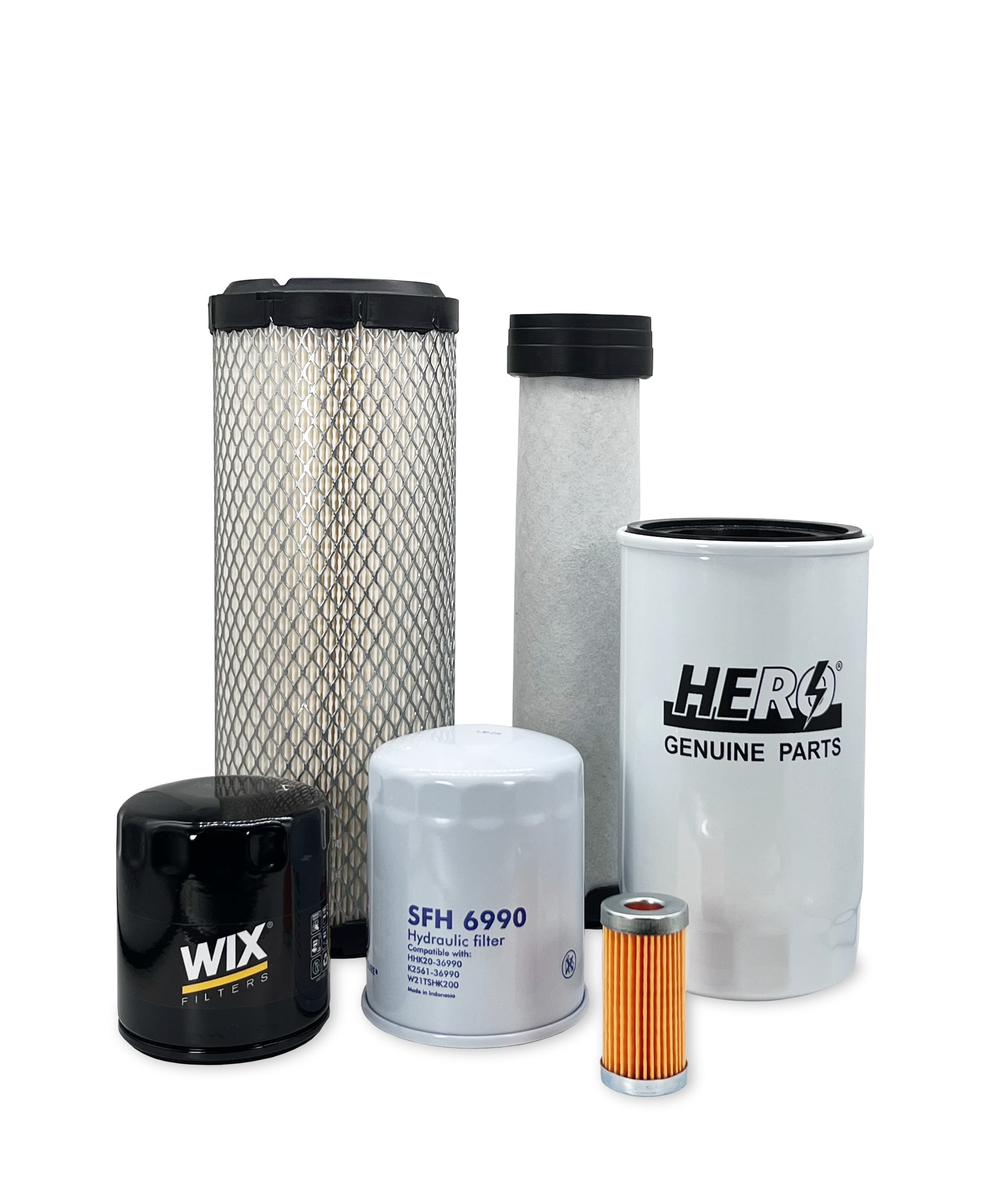 HERO® Maintenance Filter Kit For New Holland T1510 Compact Tractor ...