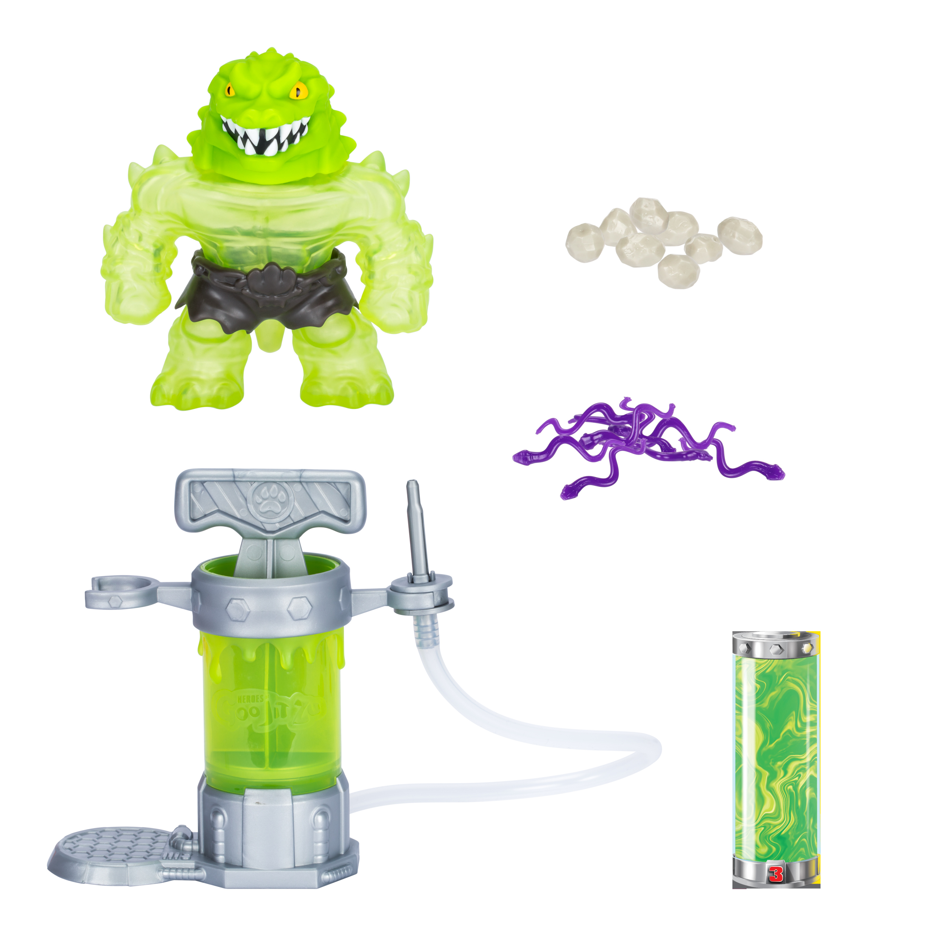 Ultra Rare Heroes of Goo Jit Zu Galaxy Blast Blazagon - Super Squishy ...