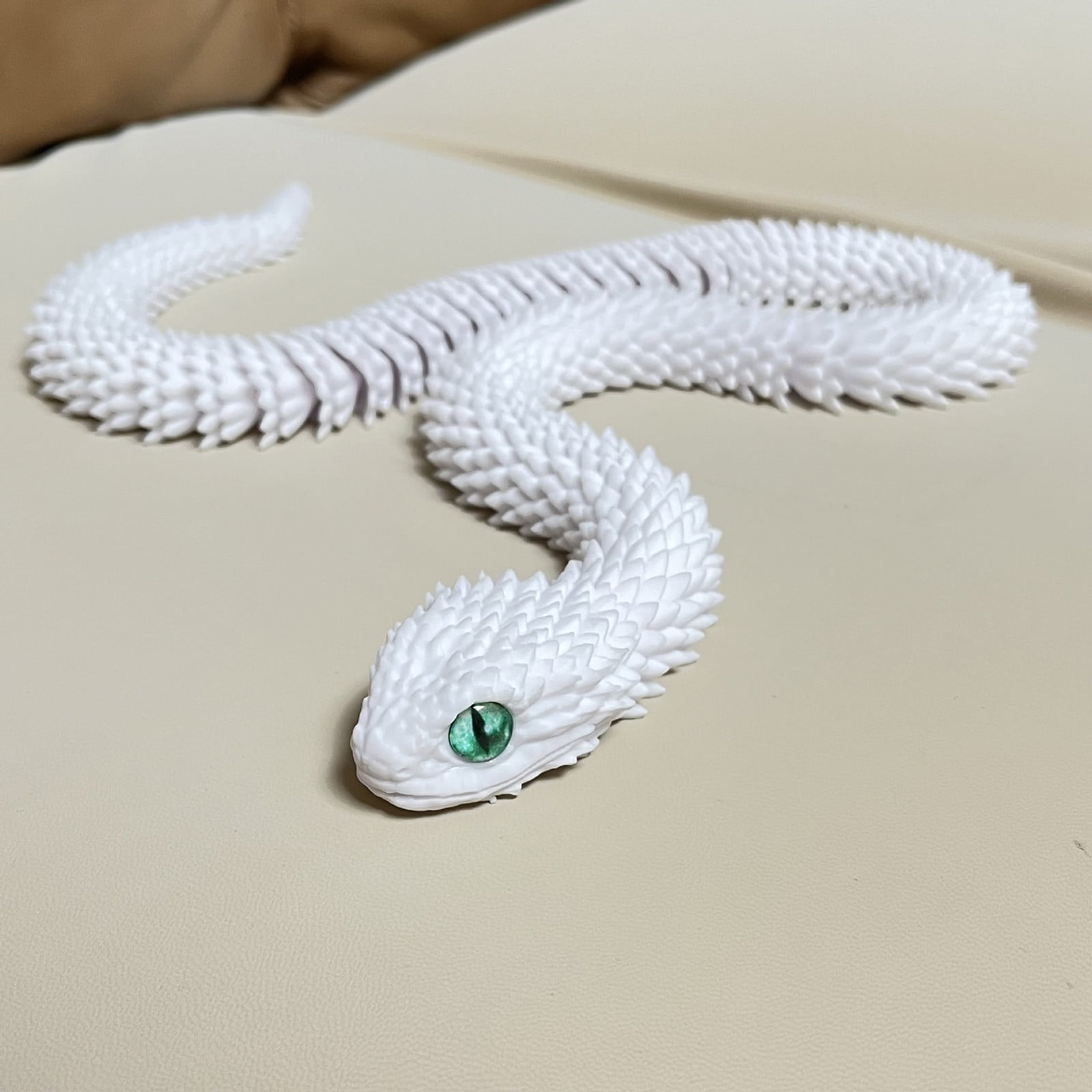 HEROOY 3D Printed Snake, Multi Joint Movable Model Flexible Snake ...