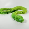 HEROOY 3D Printed Snake, Multi Joint Movable Model Flexible Snake ...