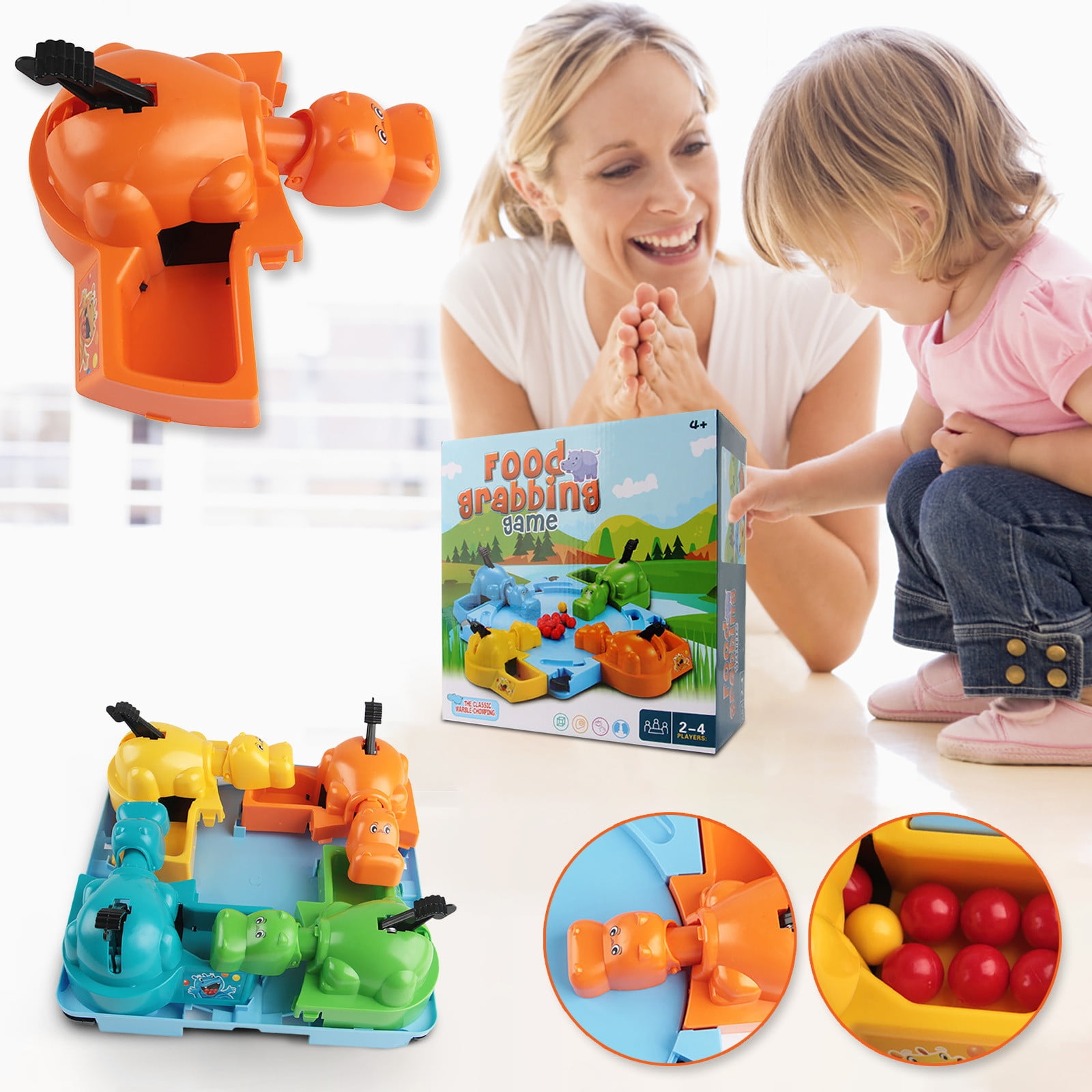 HEROOY Educational Toys Interesting Toys for Children Hippo Swallowing ...