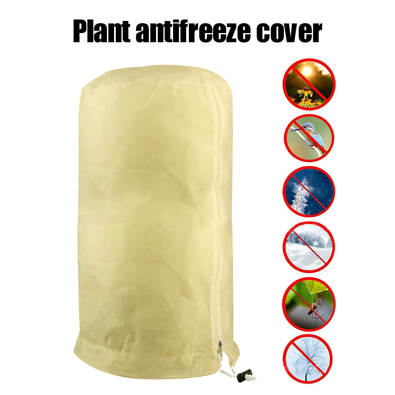 HEROOY Plant Covers Freeze Protection, 31x 23'' Winter Frost Blankets ...