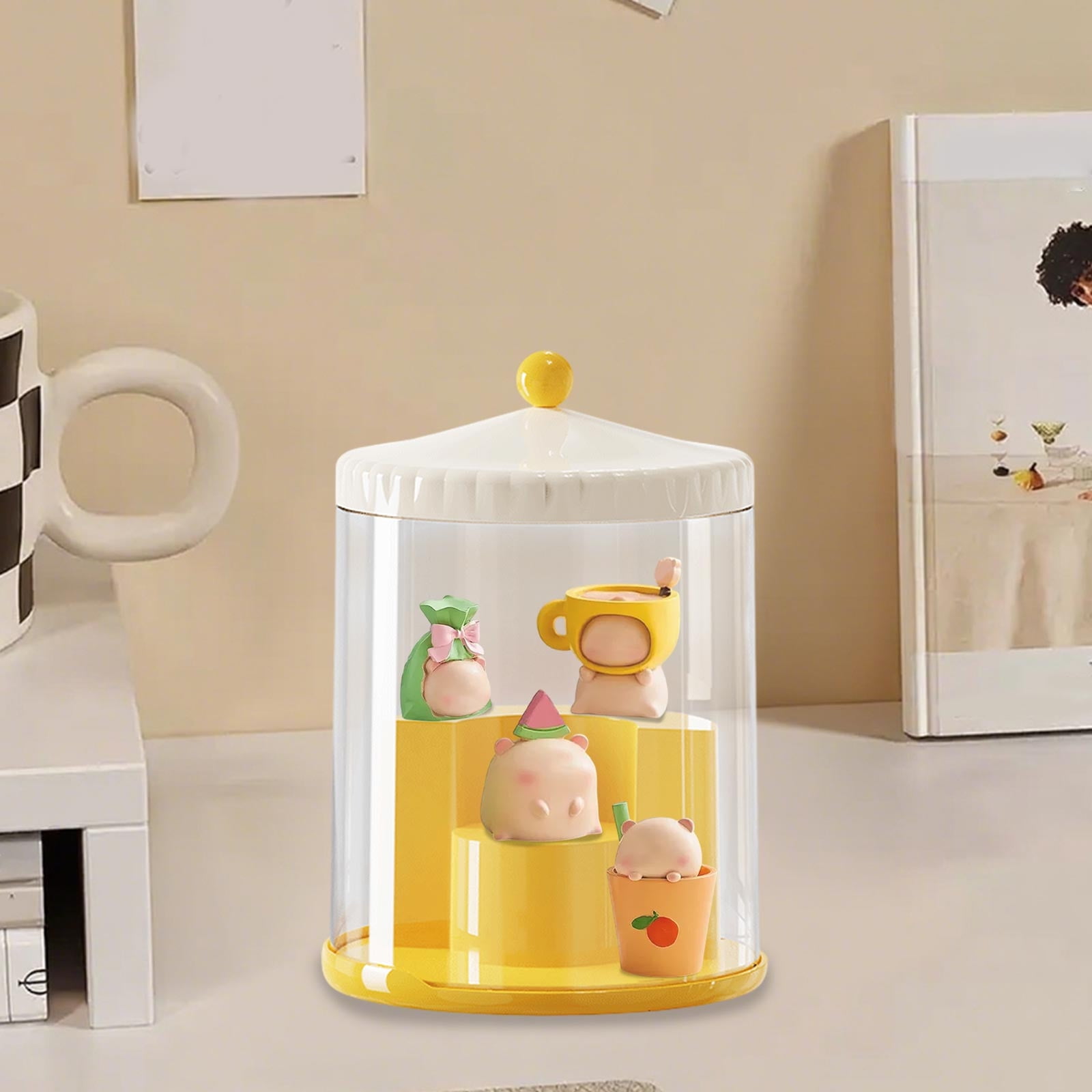 HEROOY Upgraded Living Room Desktop Tissue Box Desktop Decoration ...