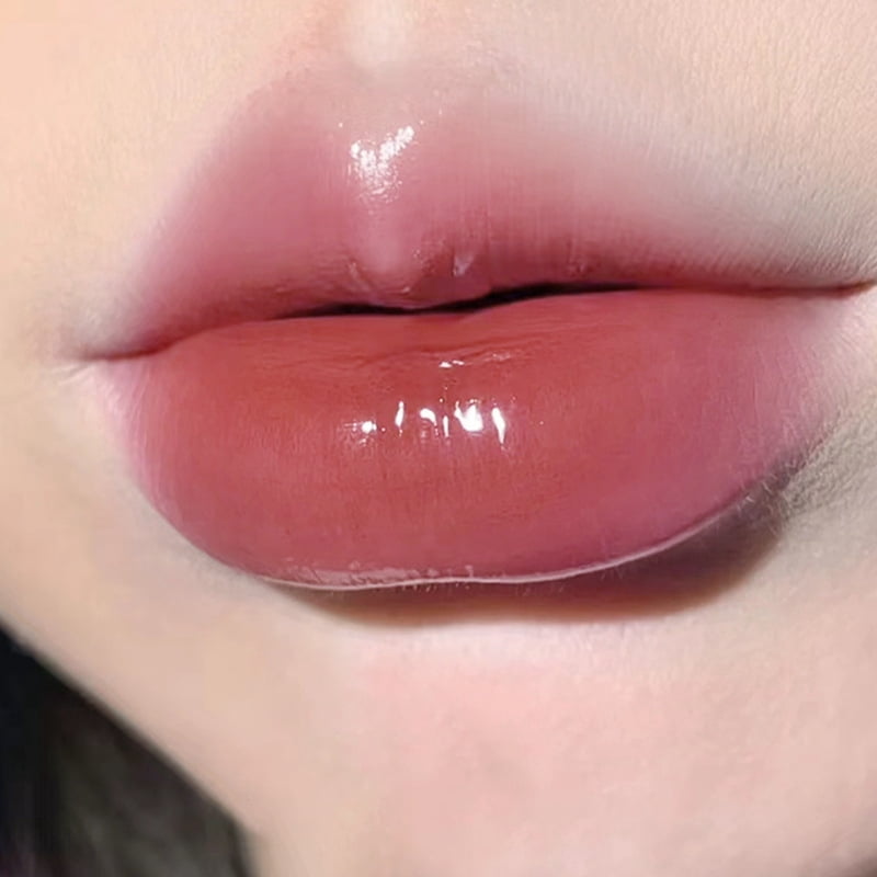 HERORANGE ~ Love Heart solid lip gloss moisturizing water light mirror ...