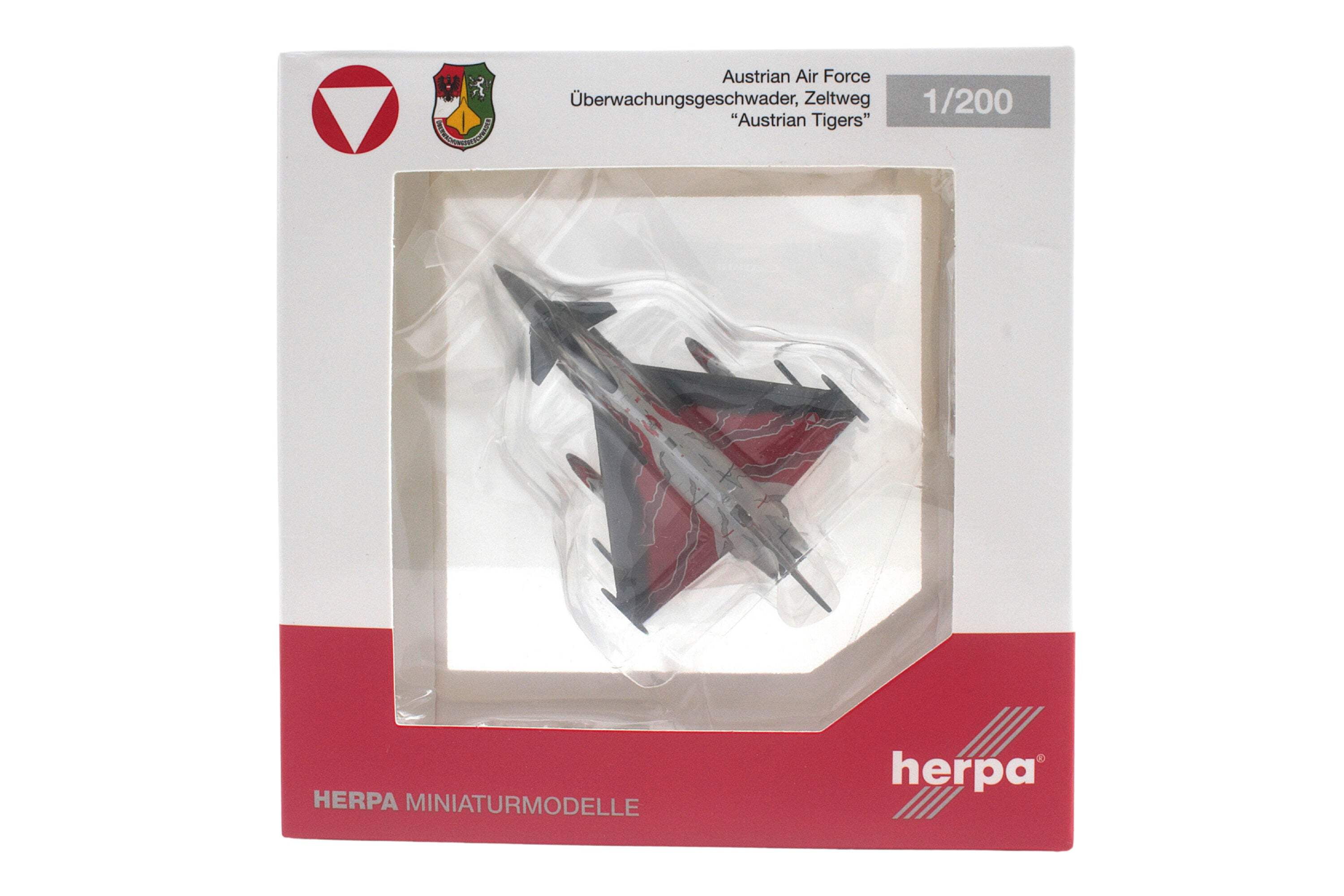 HERPA AUSTRIAN AIR FORCE TYPHOON 1/200 AUSTRIAN TIGERS (**) - Walmart.com