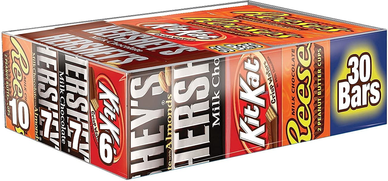 HERSHEY'S, KIT KAT and REESE'S Milk Chocolate Assortment Candy Bars ...