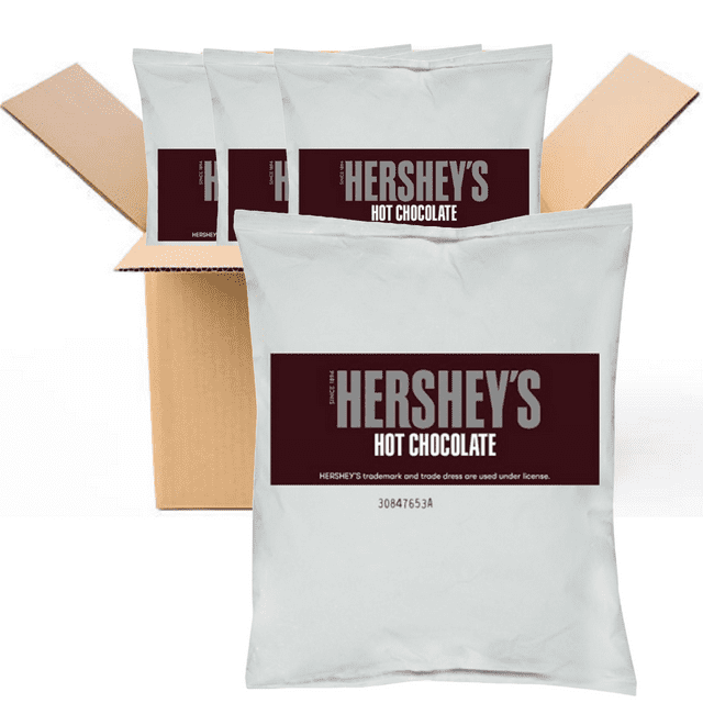 HERSHEY'S MILK CHOCOLATE Mix 3 LB Pouches 4 Count Per (POWDER FOR ...