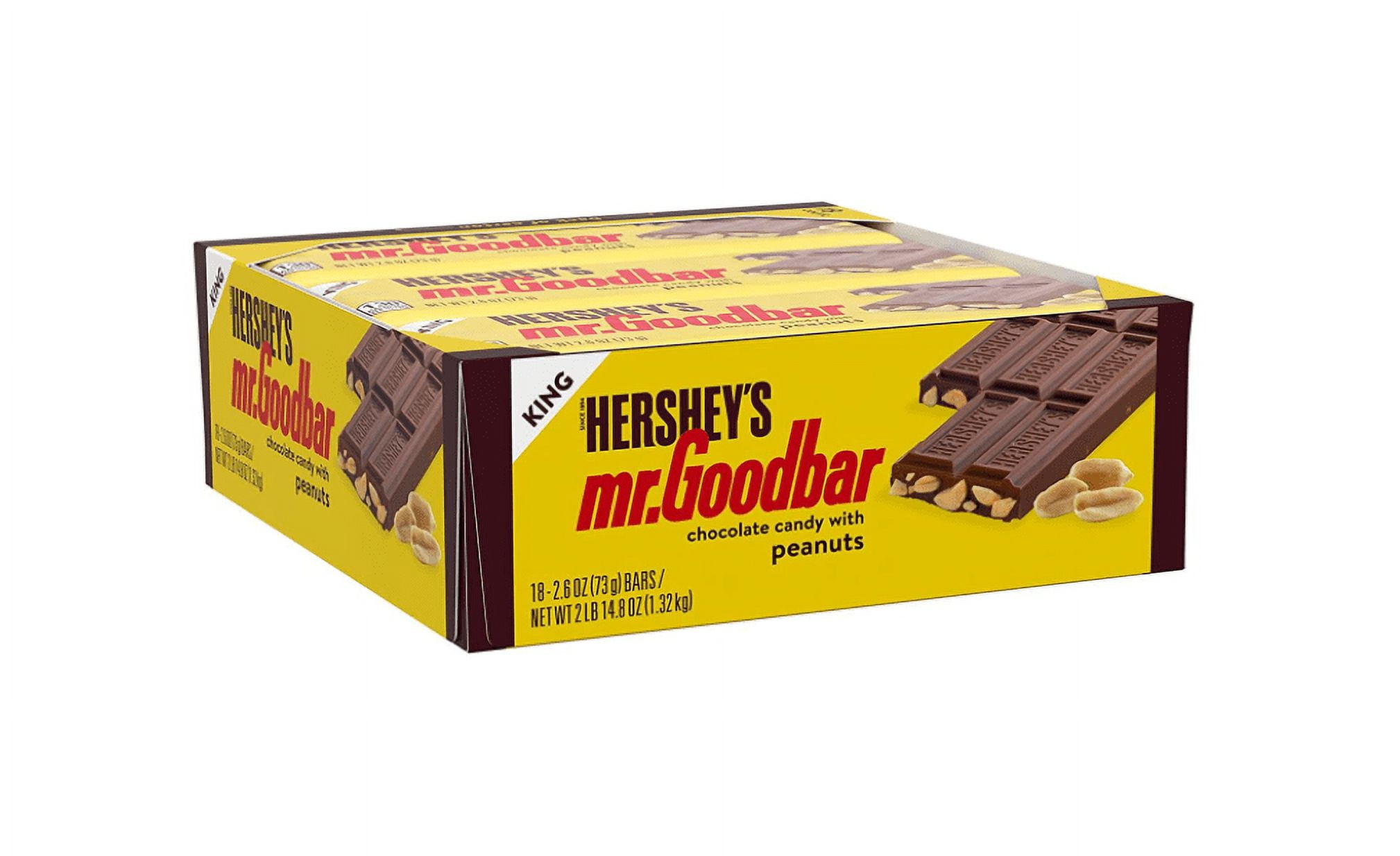 HERSHEY'S MR. GOODBAR Chocolate and Peanut King Size Candy ...