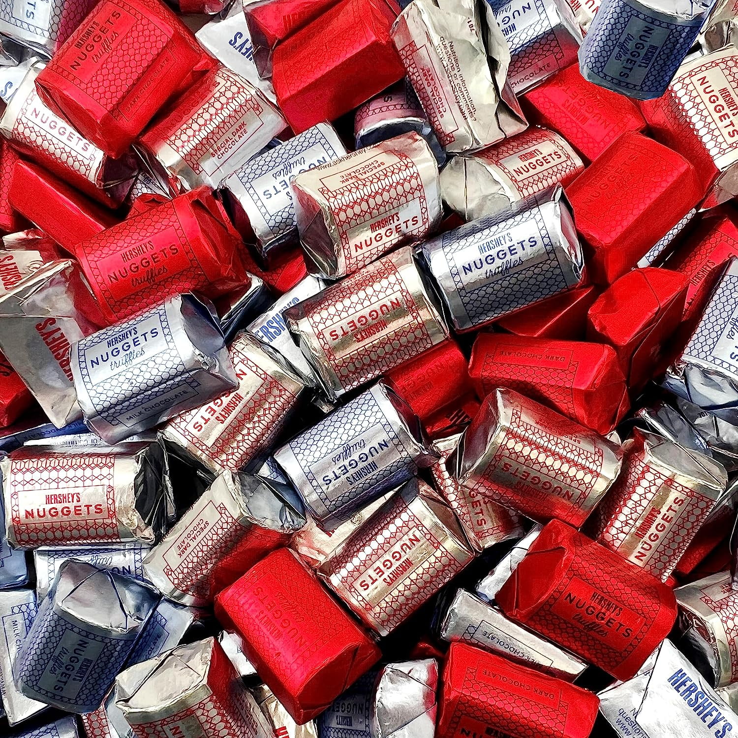 HERSHEY'S NUGGETS USA Flag Colors Dark & Milk Chocolate Candy ...