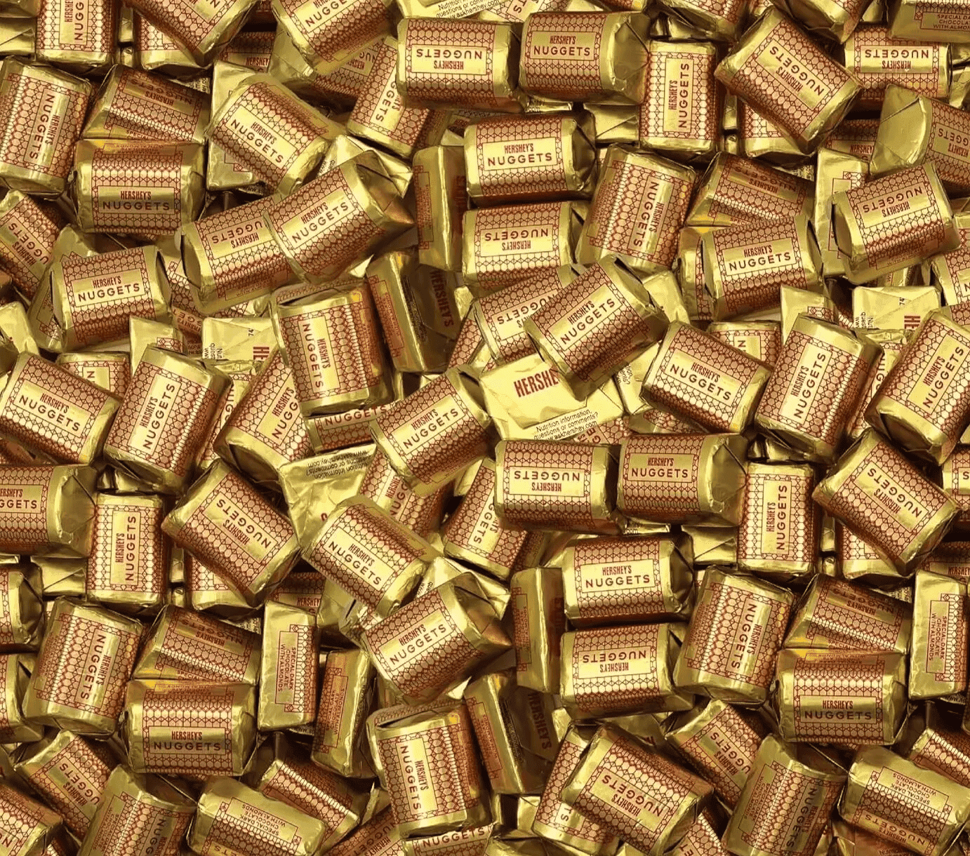 HERSHEY'S Nuggets Special Dark Chocolate with Almonds Bulk Candy (2 ...