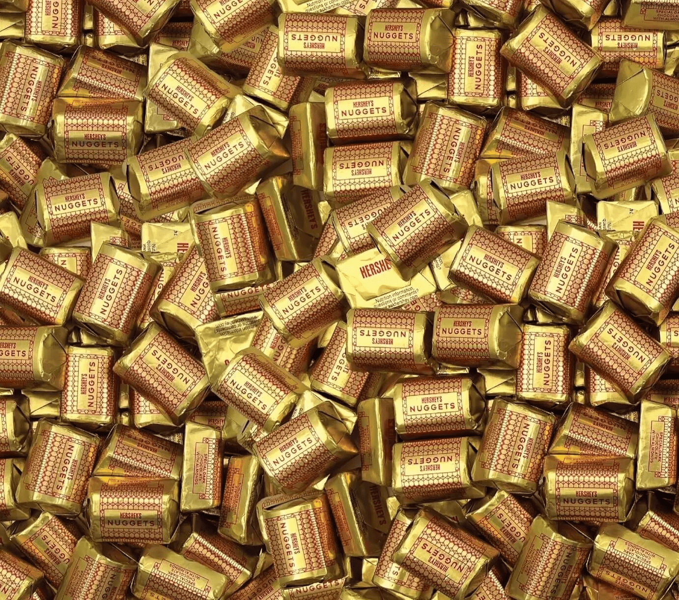 HERSHEY'S Nuggets Special Dark Chocolate with Almonds Bulk Candy (2 ...