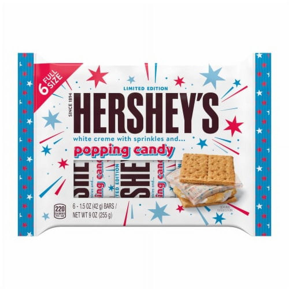 HERSHEY'S White Creme with Sprinkles and Popping Candy S'mores Candy ...