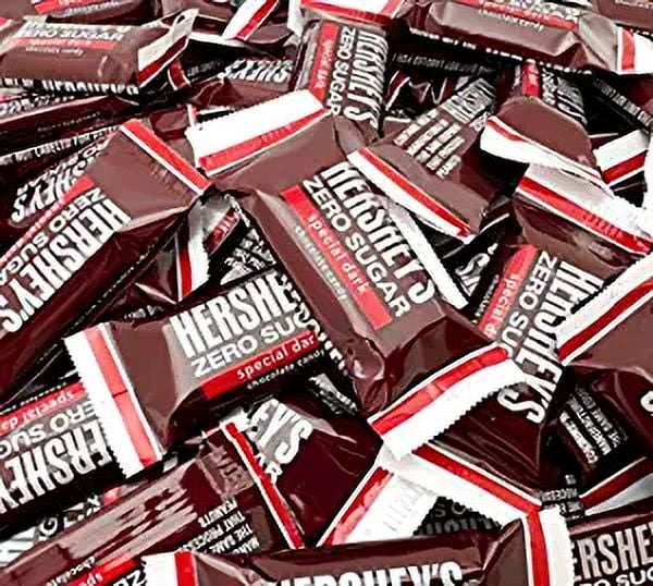 HERSHEY’S ZERO SUGAR SPECIAL DARK Sugar Free Mildly Sweet Chocolate ...