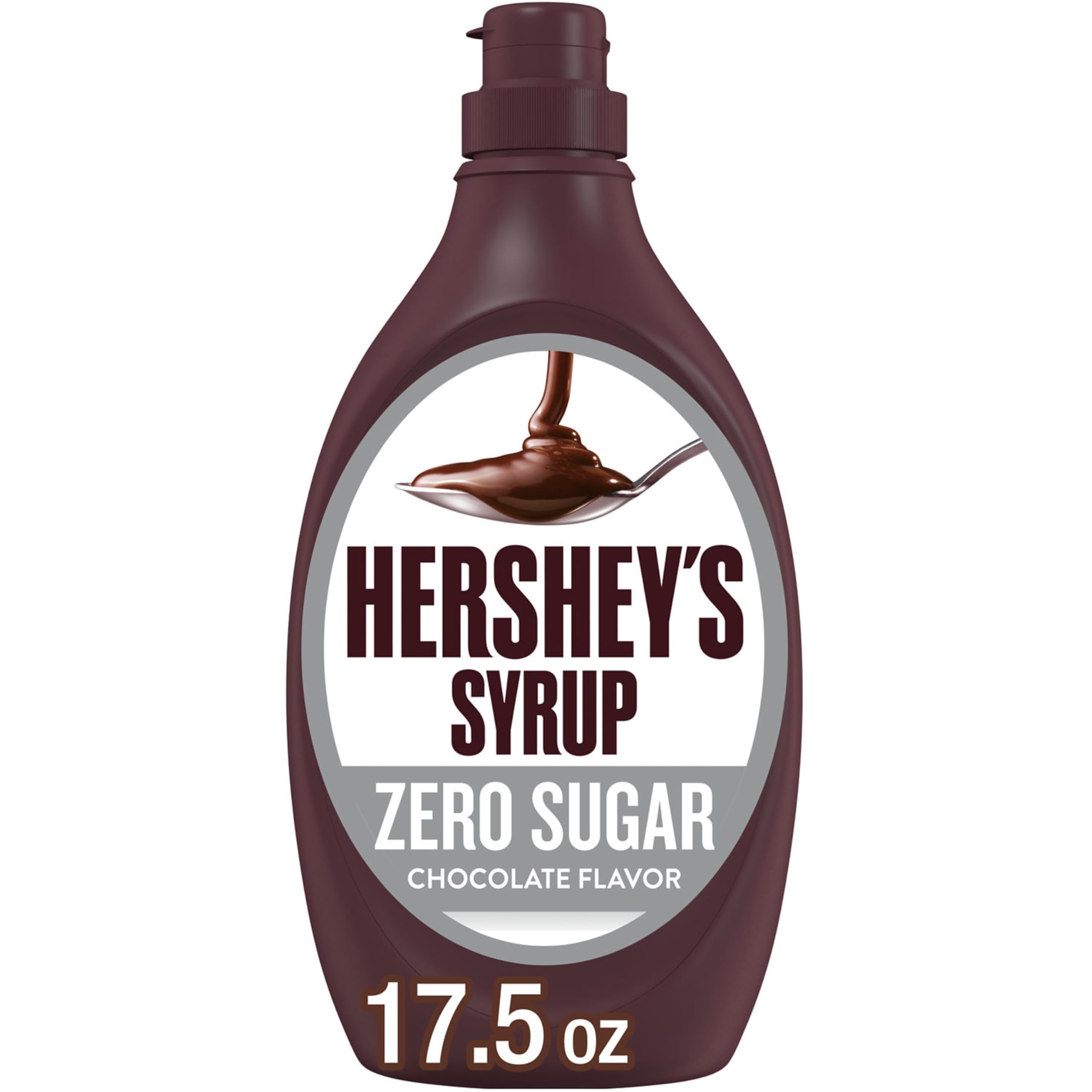 HERSHEY'S Zero Sugar Chocolate Syrup Bottle, 17.5 oz - Walmart.com