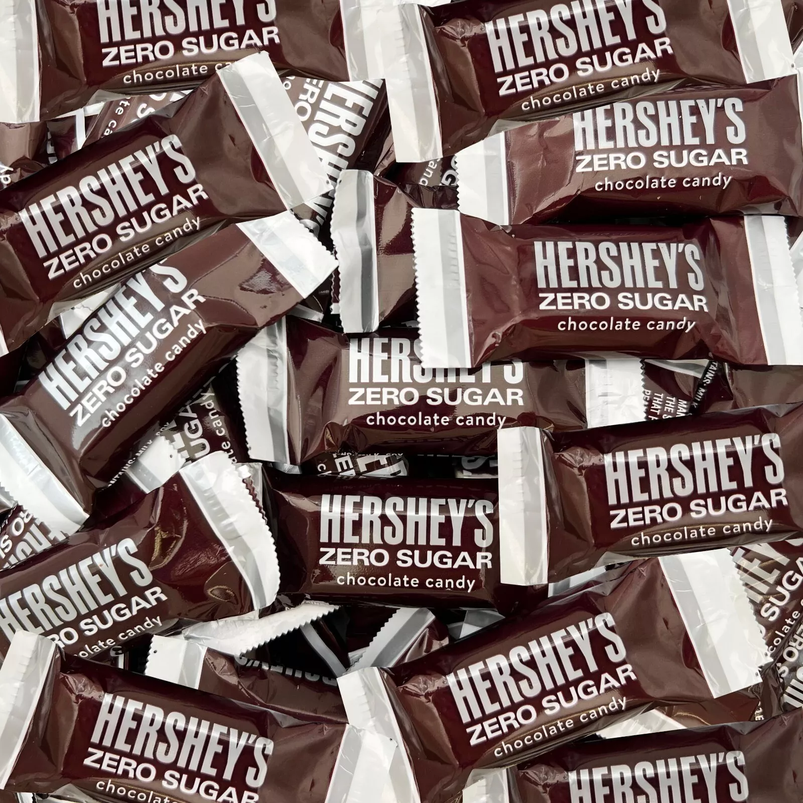 HERSHEY'S Zero Sugar Milk Chocolate Candy Bars, 2 Pound Bag - Walmart.com