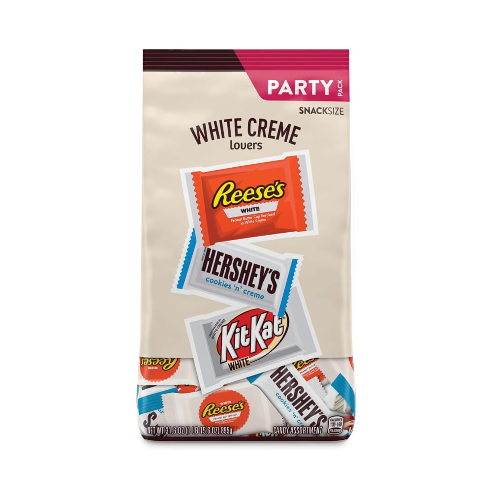 HERSHEYS KIT KAT and REESES Assorted White Creme Snack Size Candy Party ...