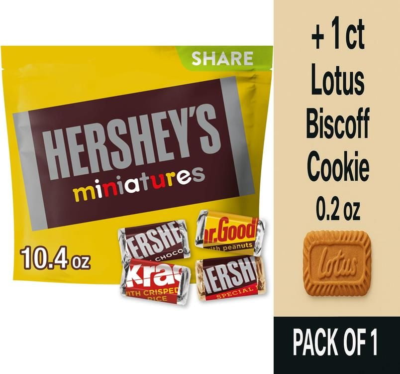 HERSHEYS Miniatures Assorted Chocolate Candy Share Pack 10.4 oz - Pack ...