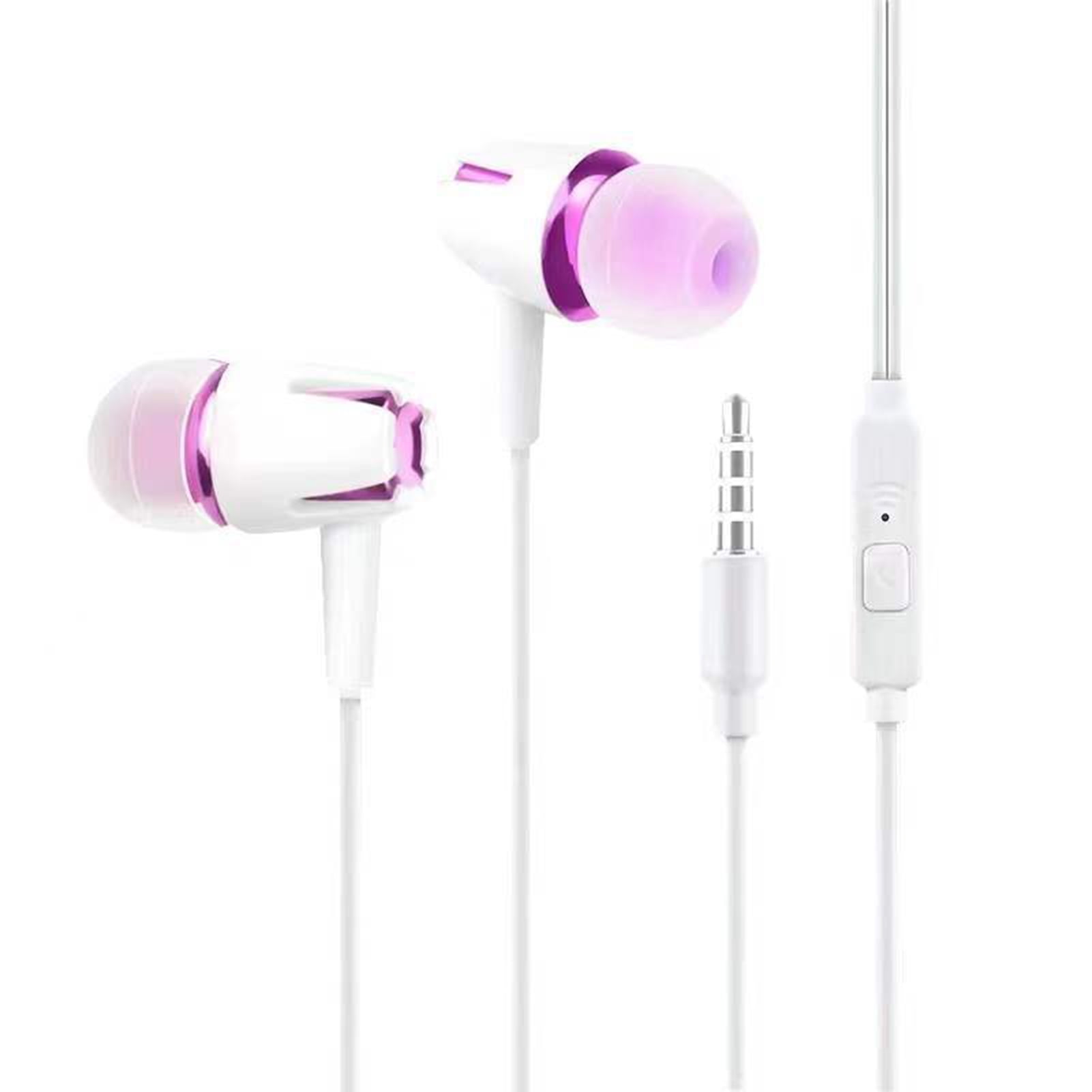 HES Sport Earbud with Microphone Anti interference Noise Reduction ...
