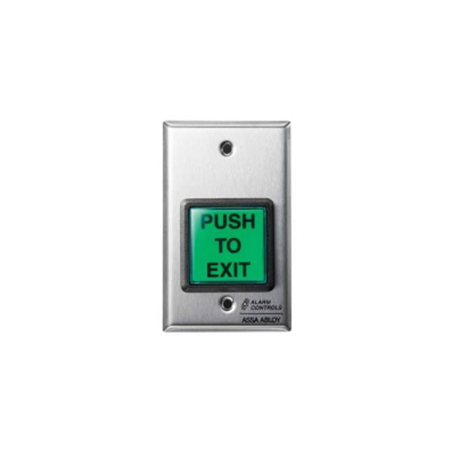 HES TS-2-2 Request to Exit Push Button Wall Plate, Green - Walmart.com