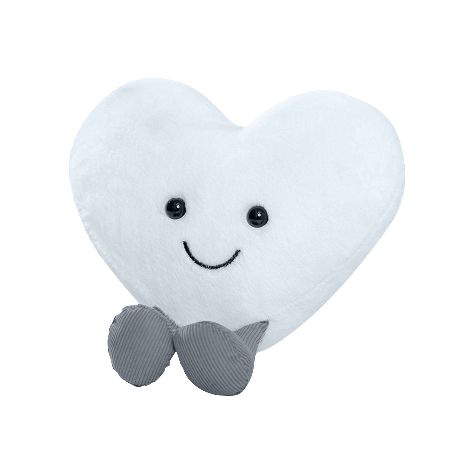 HESASDG Jellycat Cream Heart Plush Toys, 7" Lovely Soft Cream Heart ...