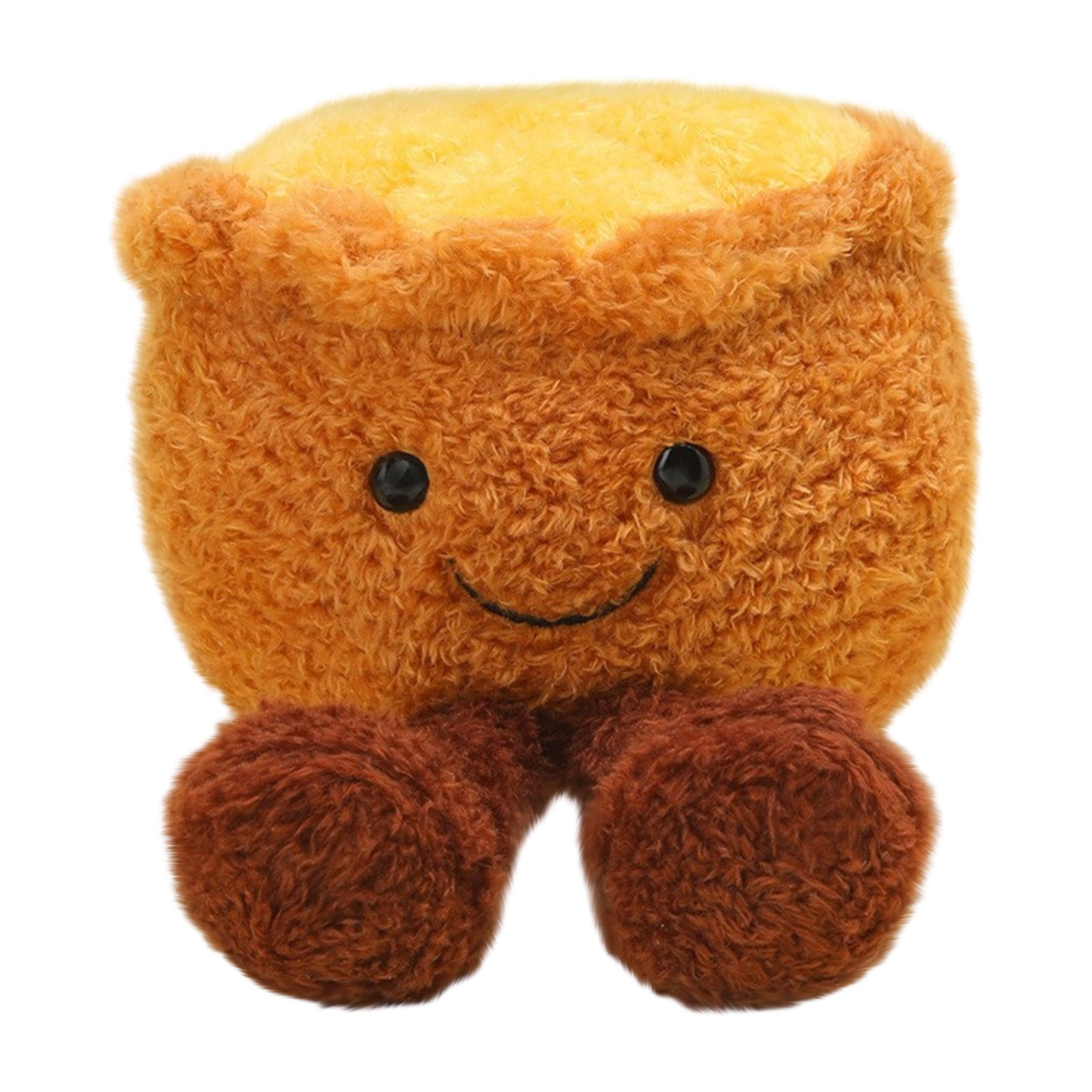 HESASDG Jellycat Egg Tart Plush Toys, 7" Lovely Soft Egg Tart Toys ...