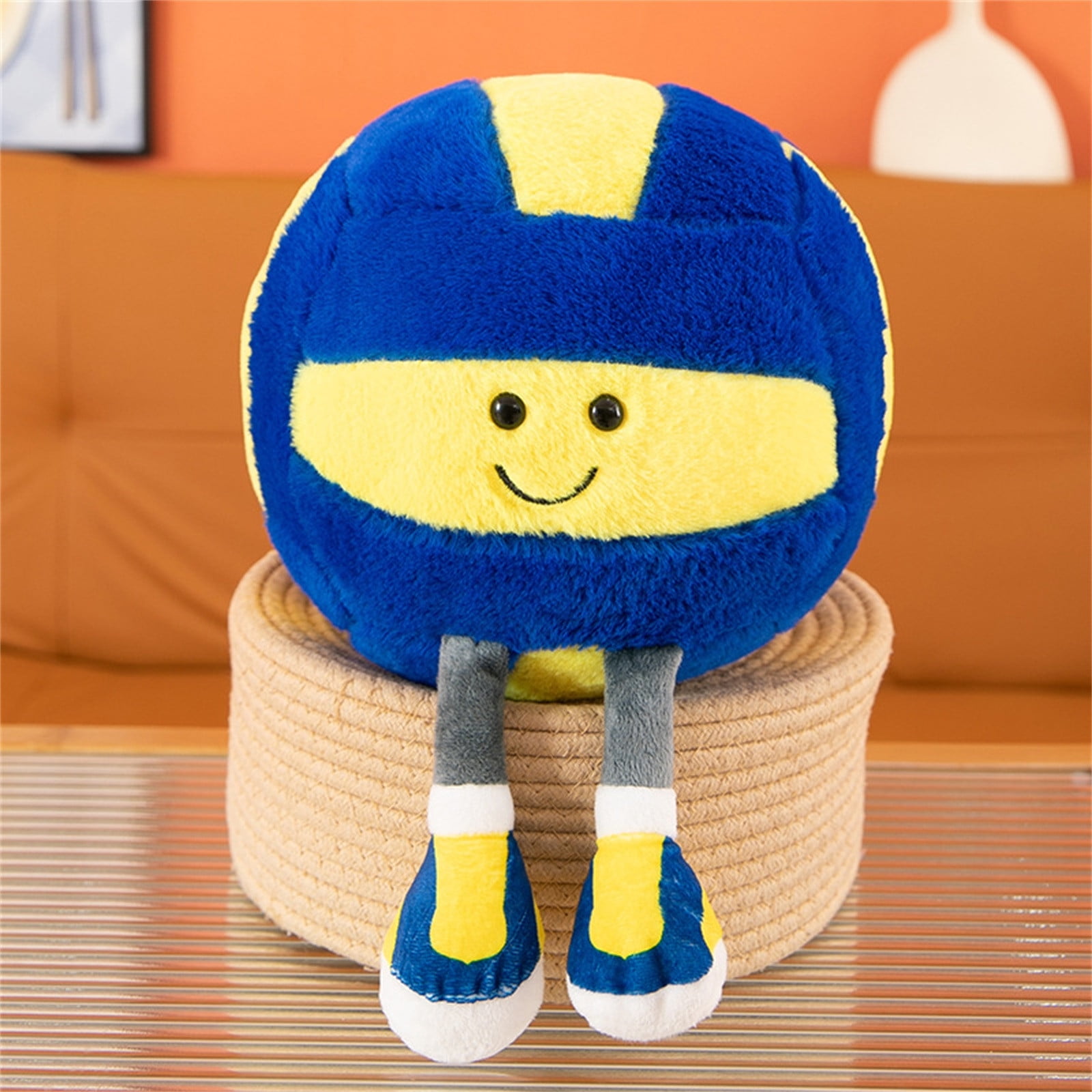 HESASDG Jellycat Volleyball Plush Toys, 14" Lovely Soft Volleyball Toys ...
