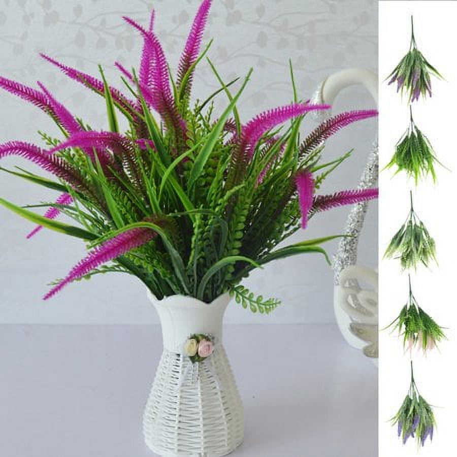 HESHENG 4Packs Artificial Eucalyptus Boxwood Rosemary Greenery in Pots ...