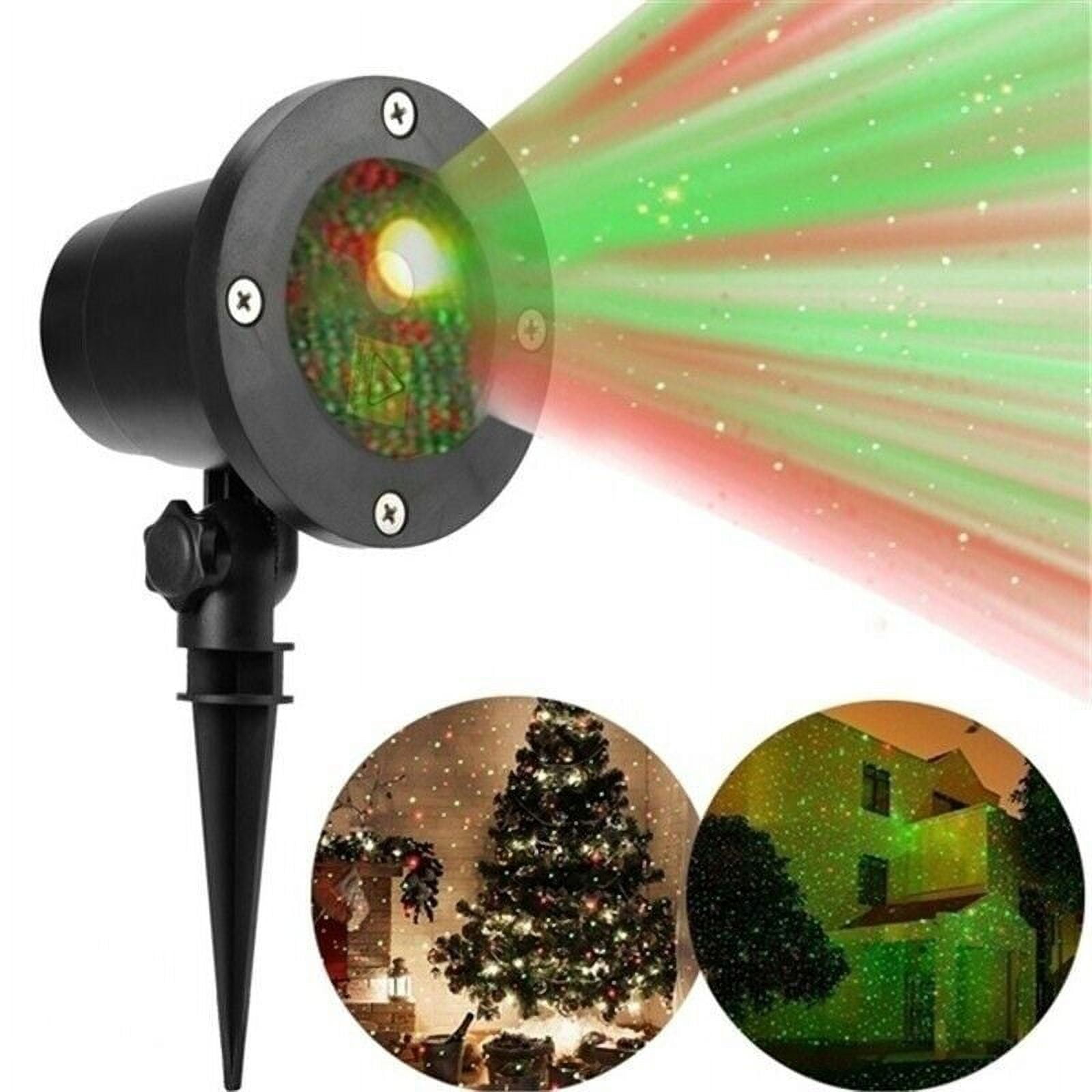 HESHENG Indoor/Outdoor LED Laser Light Projector with Remote, Weather ...