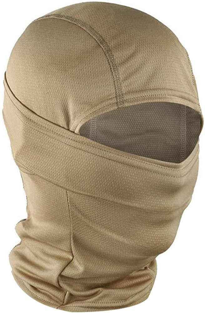 HESHENG Military Camo Face Mask Bandana Balaclava Hood Headwear for Men ...