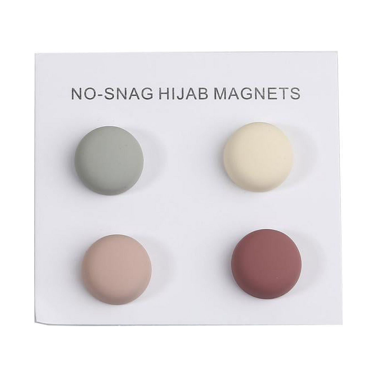 HESITONE 4Pieces/set Safe Hijab Brooch Strong Metal Magnet Hijab Clip ...