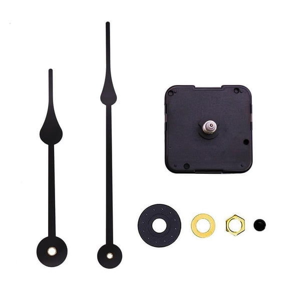 HESITONE Long Shaft 12888 Clock Movement Mechanism with Hands DIYClock ...