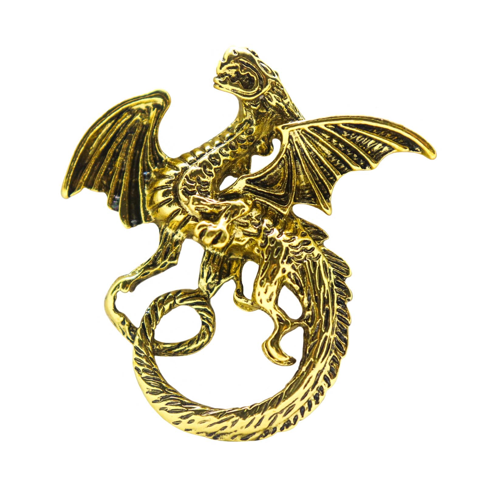 HETICA Vintage Animal Flying Dragon Brooch Pins for Men Women Lapel Pin ...