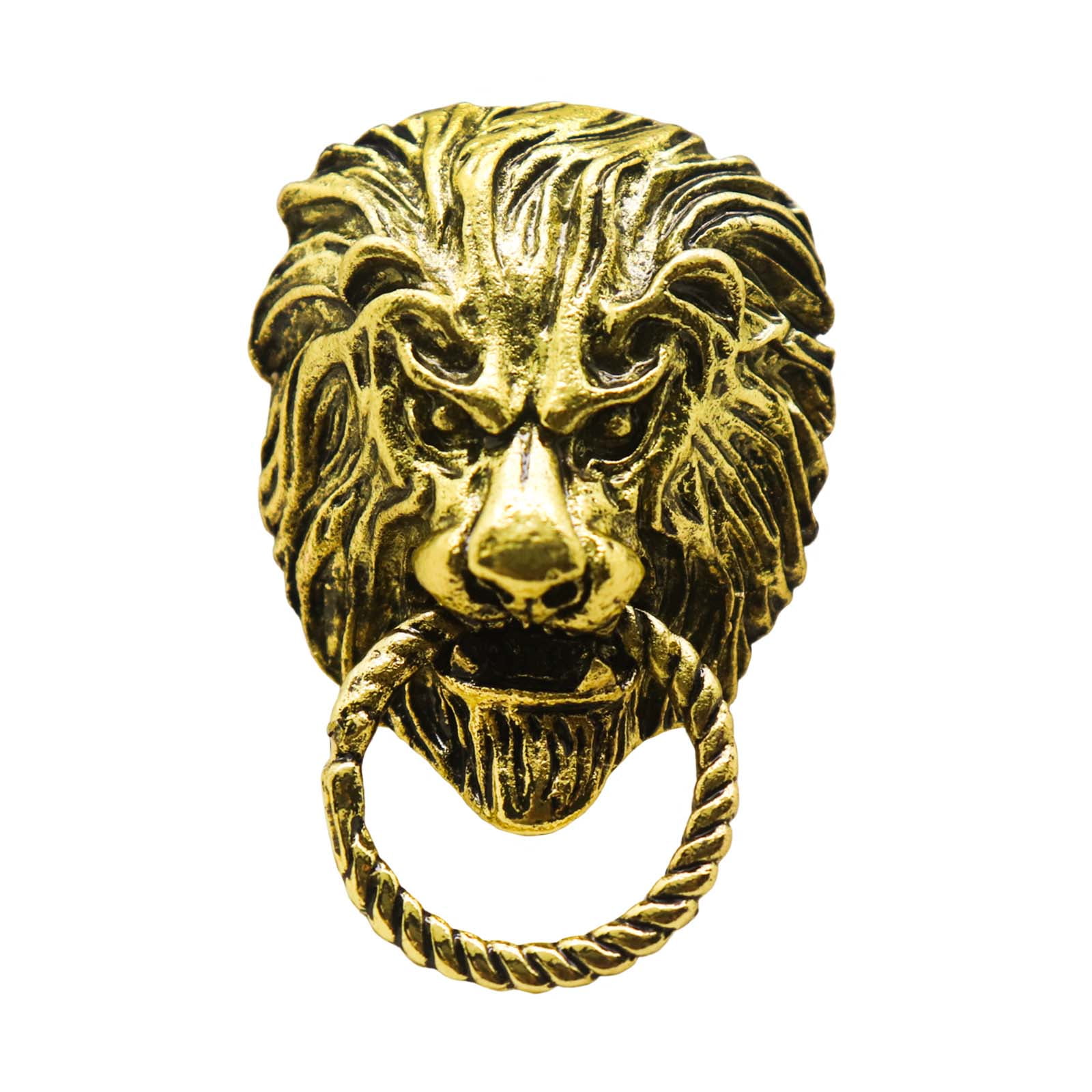 HETICA Vintage Lion Head Brooch for Men Women Pin Animal Lapel Pin ...