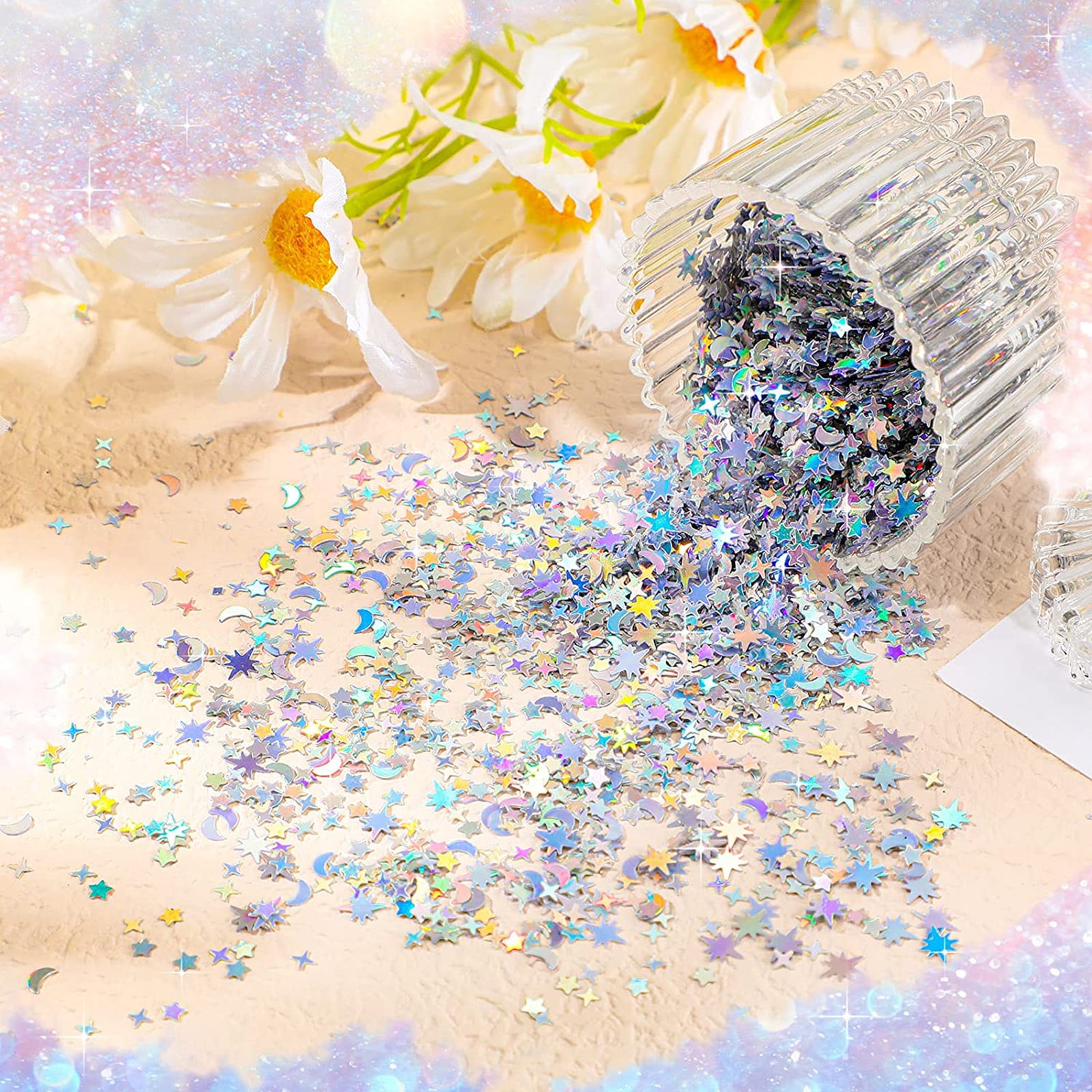 HEVIRGO 1 Pack 15g Party Confetti Mini Shining Eye-catching Decorative ...