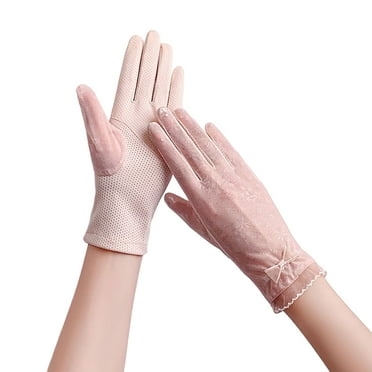 UV Sun Protection Gloves for Women Full Finger Touchscreen UPF 50+ for ...