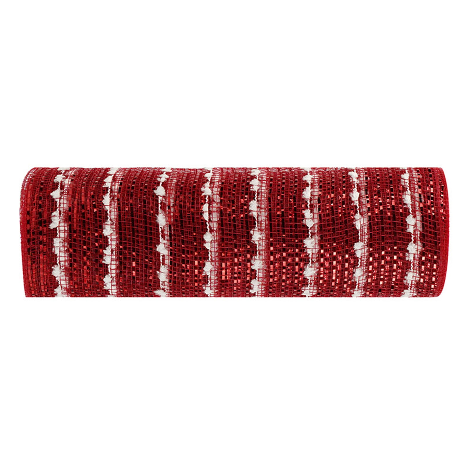 HEVIRGO 1 Roll 10 Yards Christmas Ribbon, Sequin Surface Xmas Tree ...