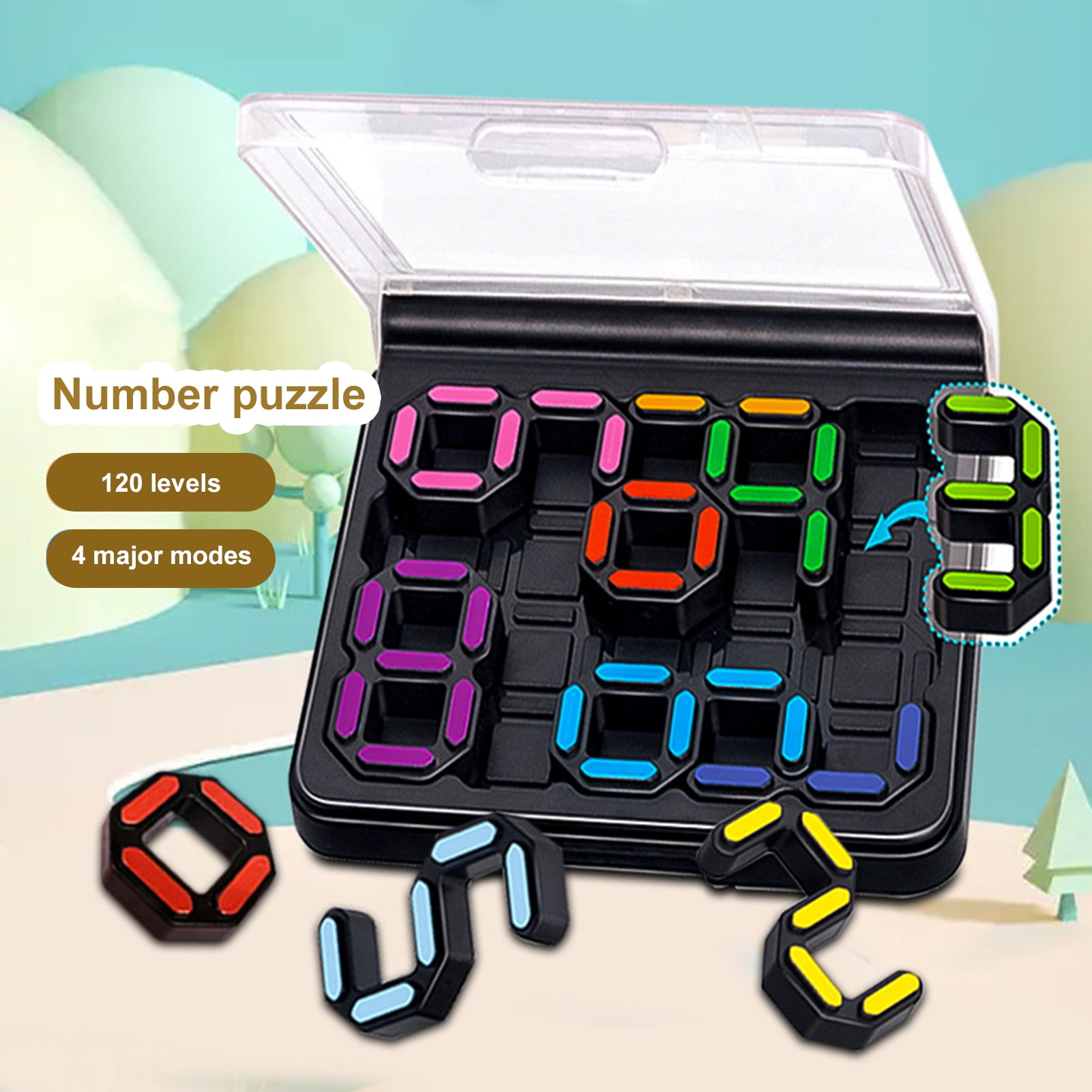 HEVIRGO 1 Set Kids Digital Maze Puzzle, Logical Thinking Training ...