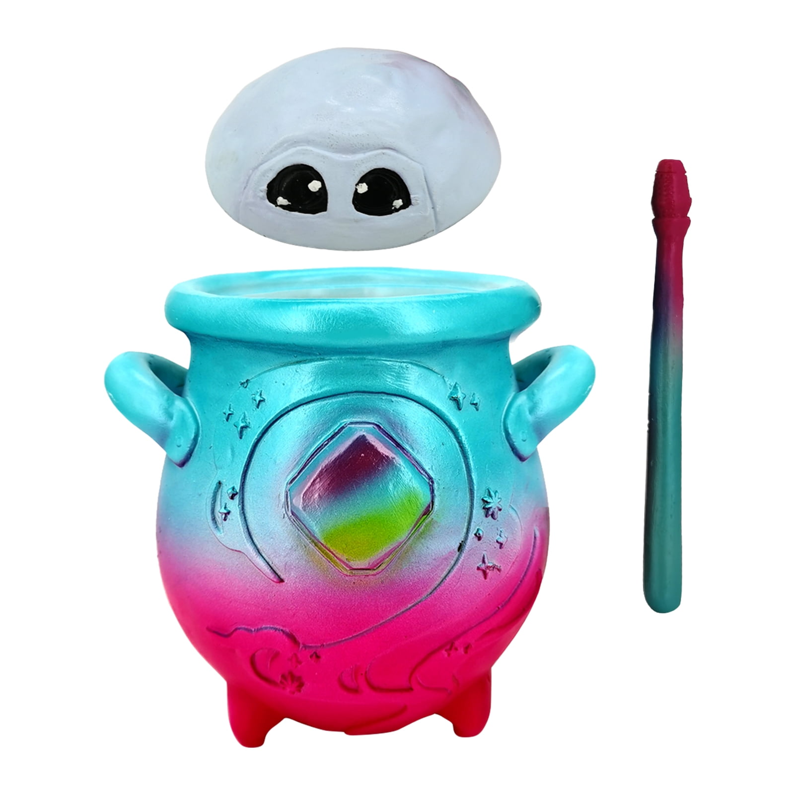 HEVIRGO 1 Set Statue Decor Vivid Handmade Resin Funny Mist Cauldron ...