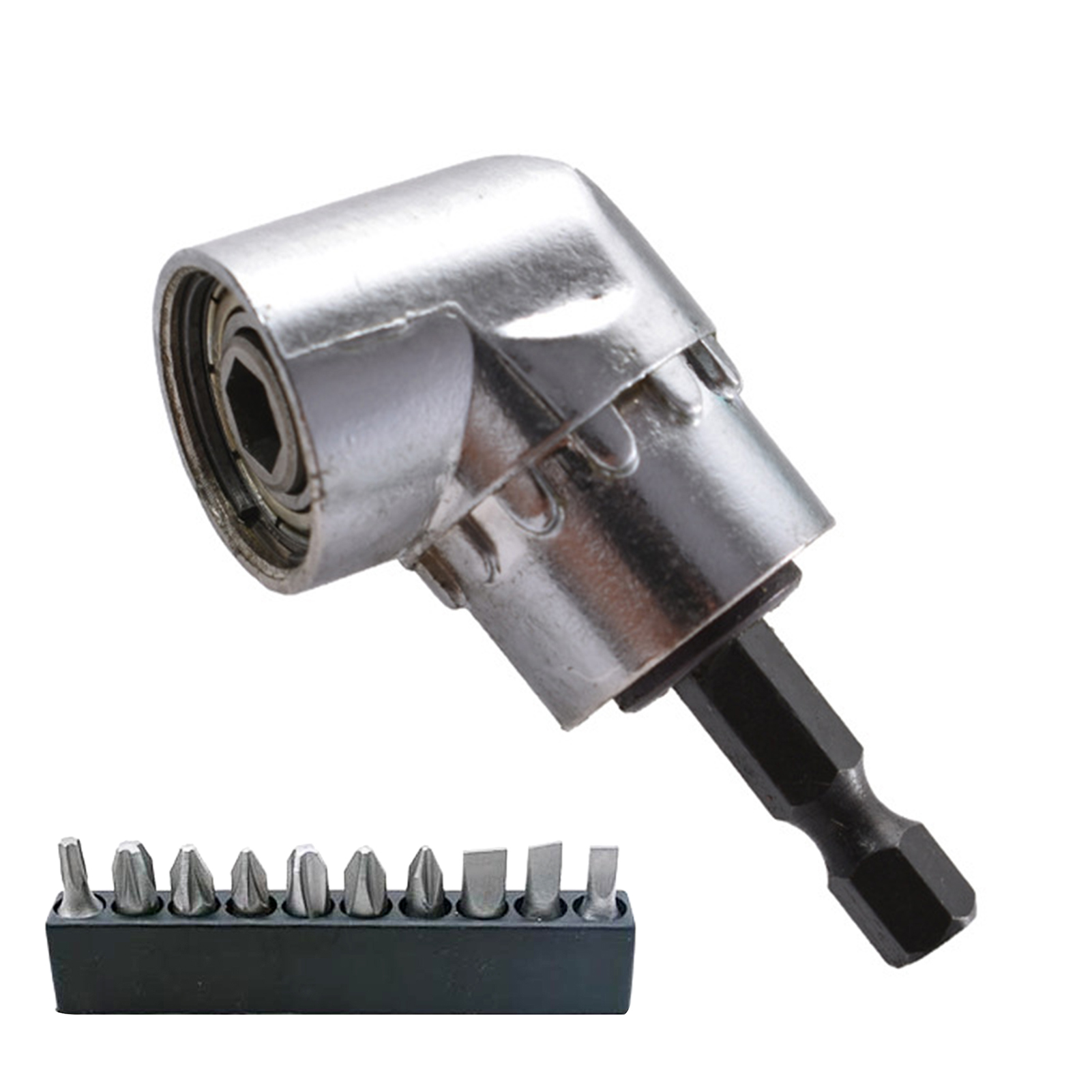 HEVIRGO 105-Degree Angle Wrench Attachment Adapter Universal Easy to ...