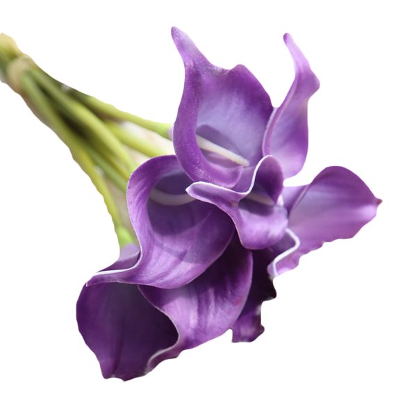 HEVIRGO 11 Bouquet Artificial Flower Calla Lily Bridal Bouquet Home ...
