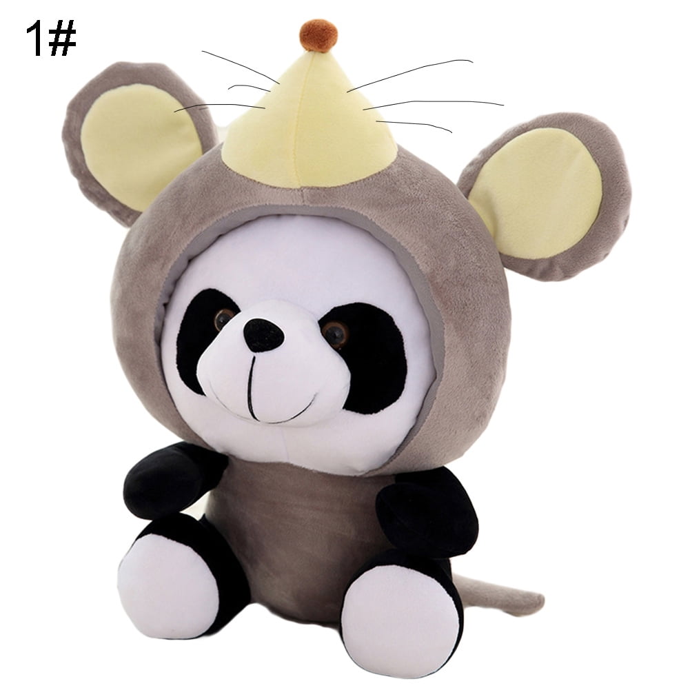 HEVIRGO 1Pc Cute Panda Chinese Zodiac Plush Stuffed Doll Toy Sofa Decor ...