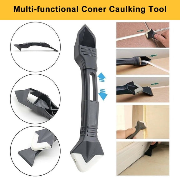 3 in 1 Silicone Sealant Remover Tool Kit, Smooth Scraper Caulking Mould ...