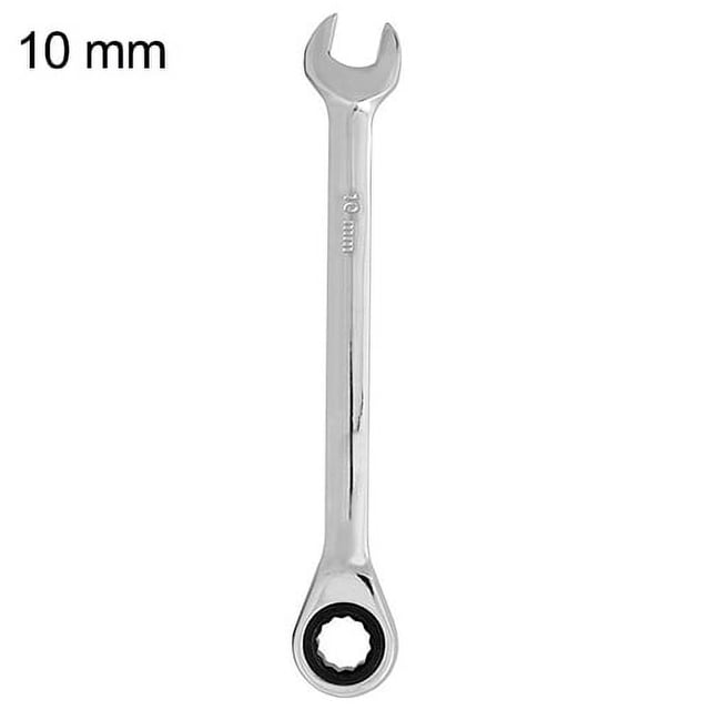 HEVIRGO 4PCS 10mm Reversible Ratchet Wrench Socket Spanner Nut Tool ...