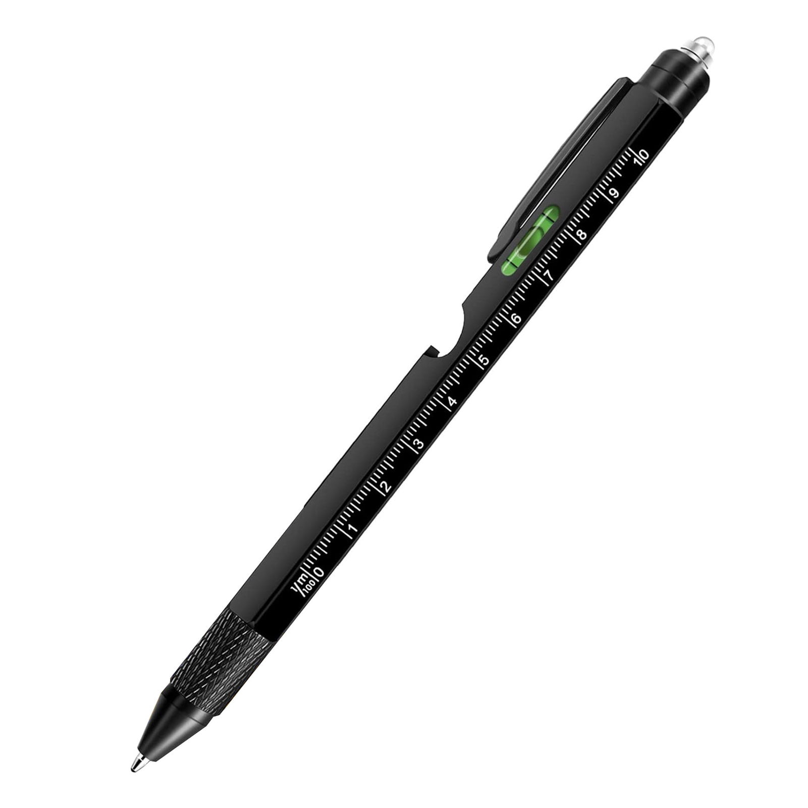 HEVIRGO 9-in-1 Multifunctional Tool Pen with LED Light Compact Design ...